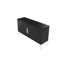 M&ouml;bel Kraft Sideboard schwarz Ma&szlig;e (cm): B: 138 H: 79 &raquo; M&ouml;bel Kraft