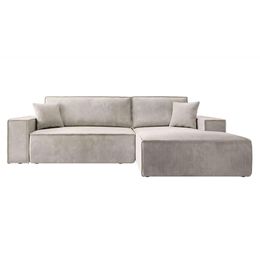 Selsey Ecksofa mit Schlaffunktion Farese creme Ma&szlig;e (cm): B: 267 H: 85 &raquo; M&ouml;bel Kraft
