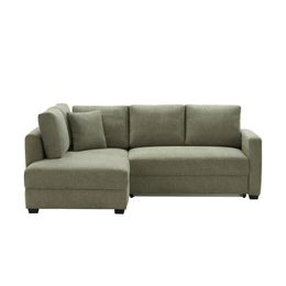 bobb Ecksofa mit Boxspringpolsterung Lisa de Luxe gr&uuml;n Ma&szlig;e (cm): B: 235 H: 90 T: 184.0 Sofas > Sofas nach Material > Stoffsofas &raquo; Sofa DE