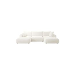 Selsey Wohnlandschaft mit Schlaffunktion Ovo creme Ma&szlig;e (cm): B: 375 H: 95 &raquo; M&ouml;bel Kraft