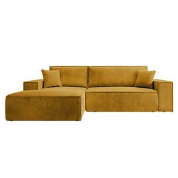Selsey Ecksofa mit Schlaffunktion Farese gelb Ma&szlig;e (cm): B: 267 H: 85 &raquo; M&ouml;bel Kraft