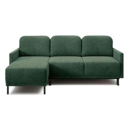 Selsey Ecksofa mit Schlaffunktion Hamiel gr&uuml;n Ma&szlig;e (cm): B: 212 H: 87 &raquo; M&ouml;bel Kraft