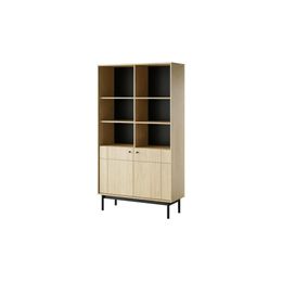 M&ouml;bel Kraft Standregal braun Ma&szlig;e (cm): B: 104 H: 185 &raquo; M&ouml;bel Kraft