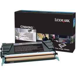 Lexmark Toner C746H2KG black - reduziert