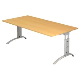 Hammerbacher h&ouml;henverstellbarer Schreibtisch VFS2E/6/S buche