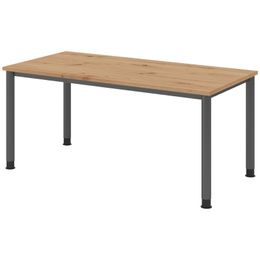 Hammerbacher h&ouml;henverstellbarer Schreibtisch VHS16/R/G asteiche
