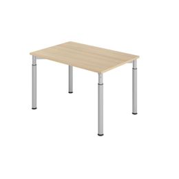 Hammerbacher h&ouml;henverstellbarer Schreibtisch VYS12/E/S eiche