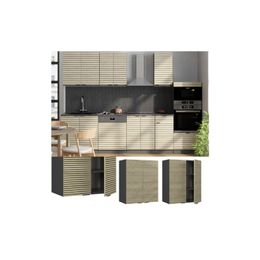 VICCO H&auml;ngeschrank Fame-Line Anthrazit Eiche gefr&auml;st 60 cm