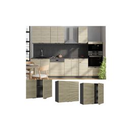 VICCO H&auml;ngeschrank Fame-Line Anthrazit Eiche gefr&auml;st 80 cm
