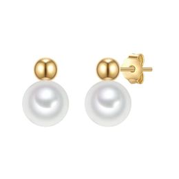 Valero Pearls Earrings female Yellow size One Size