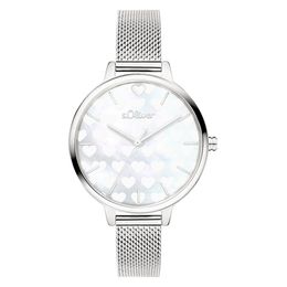 s.Oliver Analog Watch female Silver size One Size