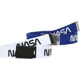 Mister Tee Belt 'Nasa' male Blue, White size One Size