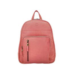 HIDE & STITCHES Leder-Rucksack "Daydreamer" in Pink - (B)23,5 x (H)25,5 x (T)8,5 cm - 57% | Damen-taschen