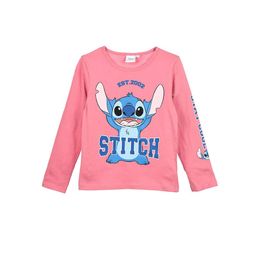 Lilo and Stitch Lilo & Stitch Longsleeve "Lilo & Stitch" in Pink - 55% | Gr&ouml;&szlig;e 104 | Kinder-longsleeves