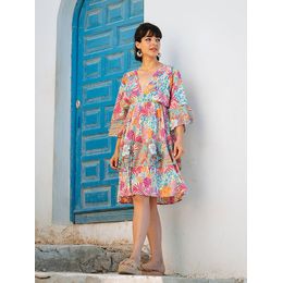 Isla Bonita by SIGRIS Kleid in Bunt - 50% | Gr&ouml;&szlig;e S | Damen-kleider