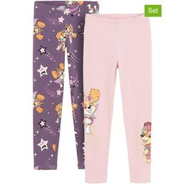 COOL CLUB 2er-Set: Leggings in Rosa/ Lila - 50% | Gr&ouml;&szlig;e 104 | Kinderhosen