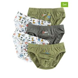 COOL CLUB 7er-Set: Slips in Wei&szlig;/ Khaki - 46% | Gr&ouml;&szlig;e 86/92 | Baby-waesche