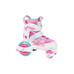 Hudora Rollschuhe in Wei&szlig;/ Pink - 24% | Gr&ouml;&szlig;e 26-29 | Kaufladen-spielkueche
