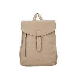 HIDE & STITCHES Leder-Rucksack "Daydreamer" in Beige - (B)25 x (H)32 x (T)12 cm - 67% | Damen-taschen