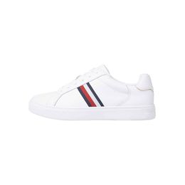 Tommy Hilfiger Shoes Leder-Sneakers in Wei&szlig; - 39% | Gr&ouml;&szlig;e 40 | Damen-sneakers