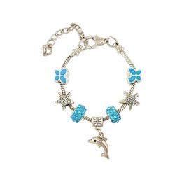 Ulysse Armband "Dolphin" in Silber/ Hellblau - 9% | Schmuck