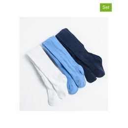 COOL CLUB 3er-Set: Strumpfhosen in Blau/ Dunkelblau/ Wei&szlig; - 46% | Gr&ouml;&szlig;e 68/74 | Babysocken-strumpfhosen