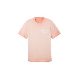 Tom Tailor T-Shirt Herren Gr&ouml;&szlig;e L rosa / wei&szlig;