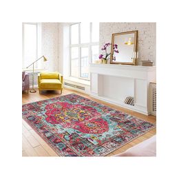 Conceptum Hypnose Baumwoll-Teppich ''Woopamuk240'' in Bunt - 75% | Gr&ouml;&szlig;e 100x150 cm |