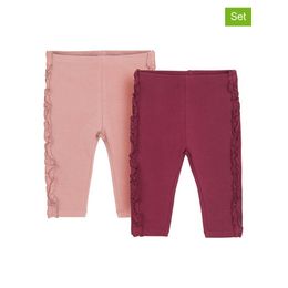 COOL CLUB 2er-Set: Leggings in Rosa/ Bordeaux - 46% | Gr&ouml;&szlig;e 86 | Babyhosen