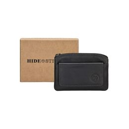 HIDE & STITCHES Leder-Schl&uuml;sseletui in Schwarz - (B)11 x (H)8 x (T)0,5 cm - 59% | Portemonnaies-etuis
