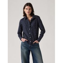 Levi's Levi's Bluse in Dunkelblau/ Wei&szlig; - 56% | Gr&ouml;&szlig;e M | Damen-blusen