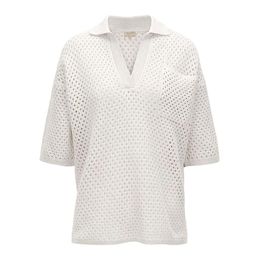 Herrlicher Shirt in Wei&szlig; - 57% | Gr&ouml;&szlig;e L | Damen-tops