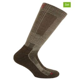 Norfolk 2er-Set: Trekkingsocken "Leonardo" in Braun - 58% | Gr&ouml;&szlig;e 39-42 | Damen-outdoor-ausruestung