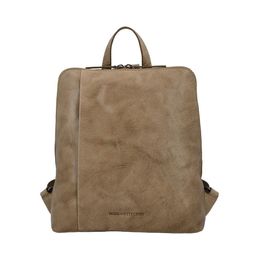 HIDE & STITCHES Leder-Rucksack in Beige - (B)27 x (H)29 x (T)9 cm - 60% | Damen-taschen