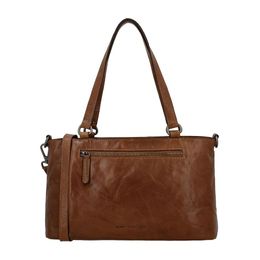 HIDE & STITCHES Leder-Schultertasche in Hellbraun - (B)35 x (H)20 x (T)11 cm - 67% | Damen-taschen