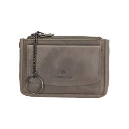 Micmacbags Leder-Schl&uuml;sseletui in Grau - (B)13 x (H)7 x (T)2 cm - 62% | Portemonnaies-etuis