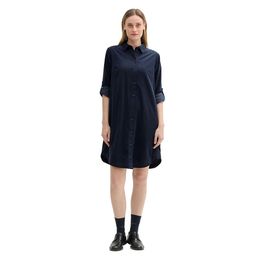 Tom Tailor Hemdkleid in Dunkelblau - 58% | Gr&ouml;&szlig;e 36 | Damen-kleider