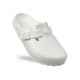 Birkenstock Clogs "Boston" in Wei&szlig; - Weite N - 7% | Gr&ouml;&szlig;e 38 | Damen-pantoletten