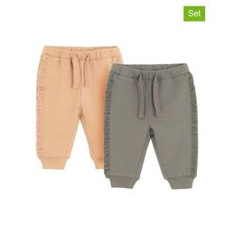 COOL CLUB 2er-Set: Sweathosen in Beige/ Grau - 50% | Gr&ouml;&szlig;e 86 | Babyhosen