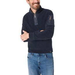 Timezone Fleecepullover in Dunkelblau - 55% | Gr&ouml;&szlig;e XL | Herren-fleece