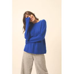 Just Cashmere Kaschmir-Pullover "Nethy" in Blau - 58% | Gr&ouml;&szlig;e M | Damen-pullover-cardigans