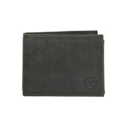 HIDE & STITCHES Leder-Geldb&ouml;rse in Schwarz - (B)12 x (H)9,5 x (T)2 cm - 55% | Herren-portemonnaies-etuis