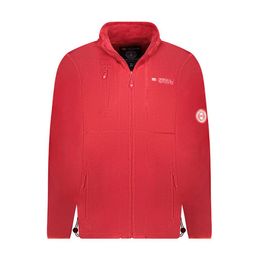 Canadian Peak Fleecejacke "Uploadeak" in Rot - 71% | Gr&ouml;&szlig;e M | Herren-pullover-sport