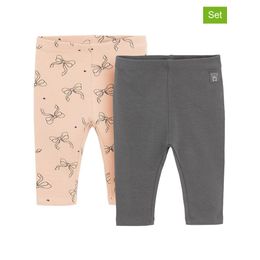 COOL CLUB 2er-Set: Leggings in Beige/ Anthrazit - 40% | Gr&ouml;&szlig;e 80 | Babyhosen