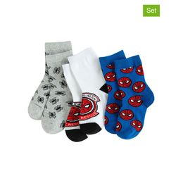 COOL CLUB 3er-Set: Socken in Blau/ Grau/ Wei&szlig; - 33% | Gr&ouml;&szlig;e 25-27 | Babysocken-strumpfhosen
