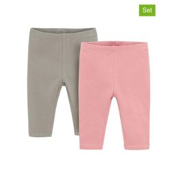 COOL CLUB 2er-Set: Leggings in Rosa/ Khaki - 40% | Gr&ouml;&szlig;e 80 | Babyhosen