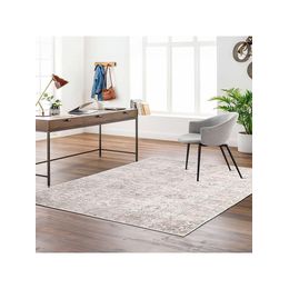 Conceptum Hypnose Kurzflor-Teppich ''Kece-Fr09'' in Beige - 75% | Gr&ouml;&szlig;e 80x150 cm |