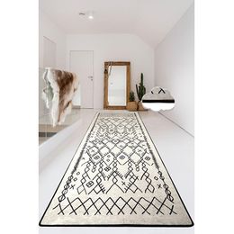Conceptum Hypnose Kurzflor-Teppich ''Chart'' in Creme/ Schwarz - 74% | Gr&ouml;&szlig;e 120x180 cm |