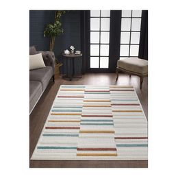 Conceptum Hypnose Hochflor-Teppich in Creme/ Bunt - 77% | Gr&ouml;&szlig;e 160x230 cm |