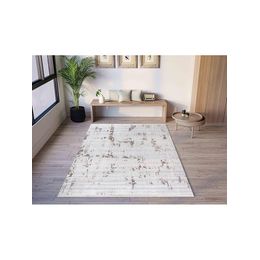 Conceptum Hypnose Kurzflor-Teppich ''Essa'' in Creme/ Braun - 74% | Gr&ouml;&szlig;e 140x200 cm |